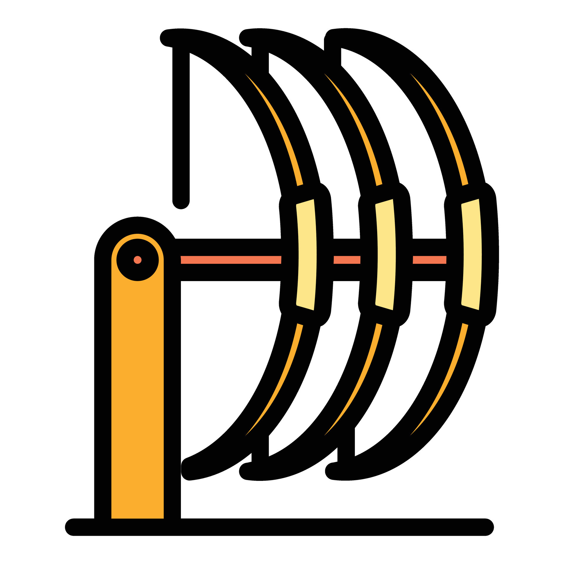 Compound bow icon vector flat 26607588 Vector Art at Vecteezy