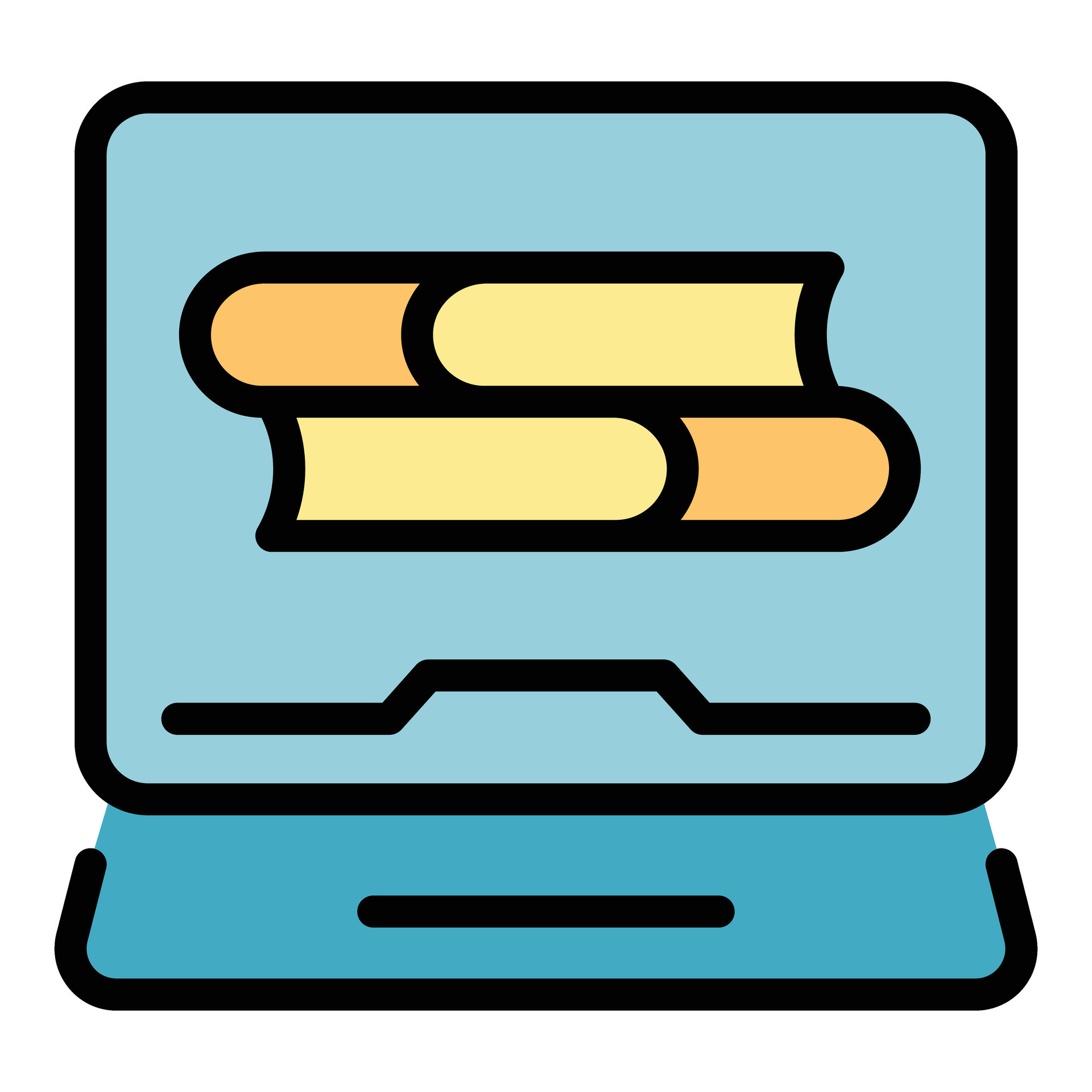 Distance learning icon vector flat 26607771 Vector Art at Vecteezy