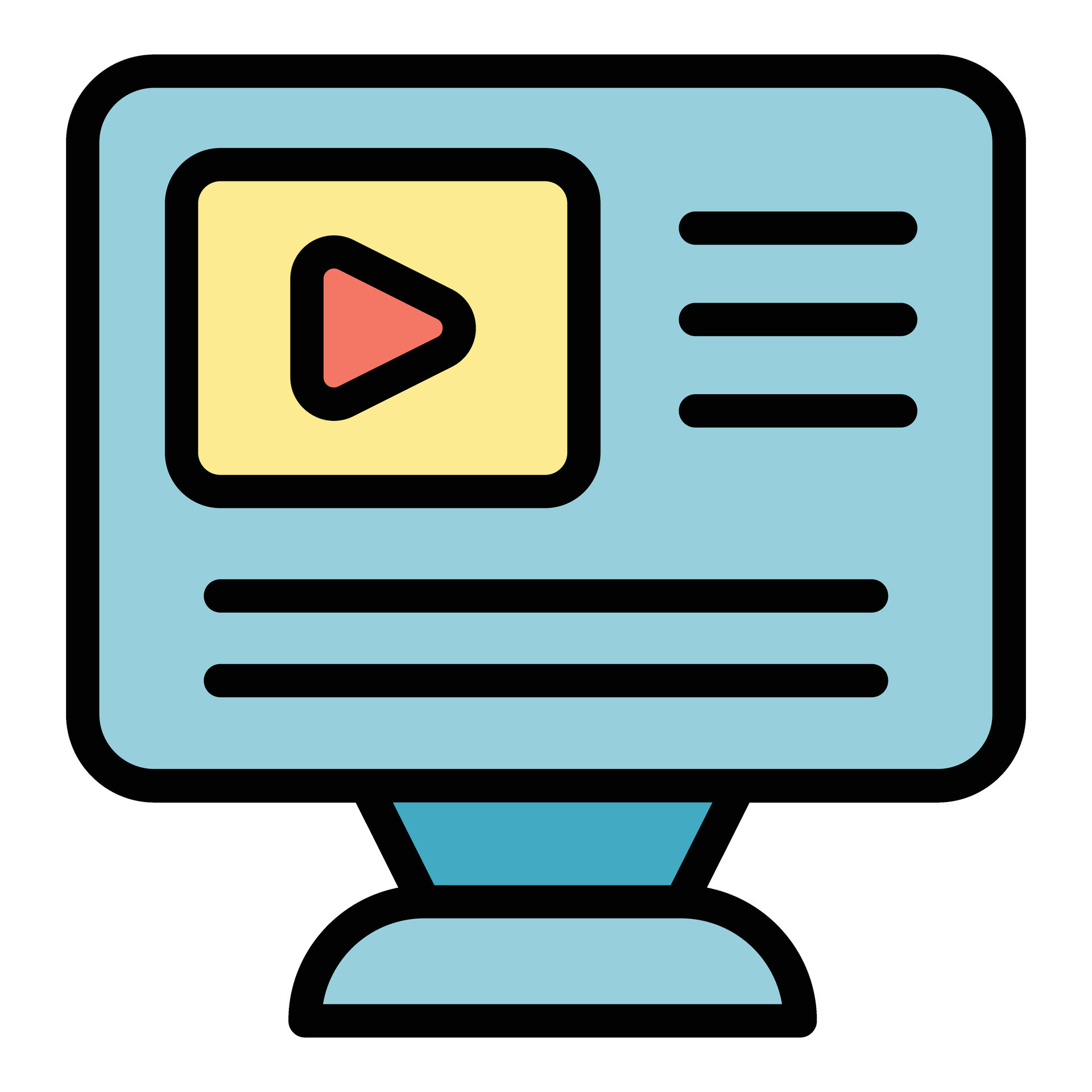 Remote learning icon vector flat 26607776 Vector Art at Vecteezy