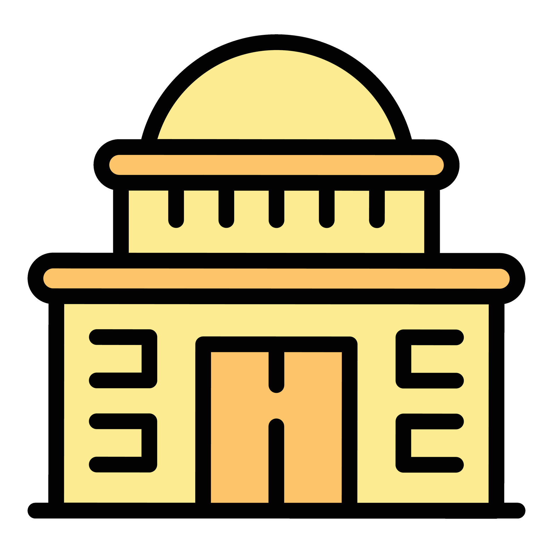 Election building icon vector flat 26607821 Vector Art at Vecteezy