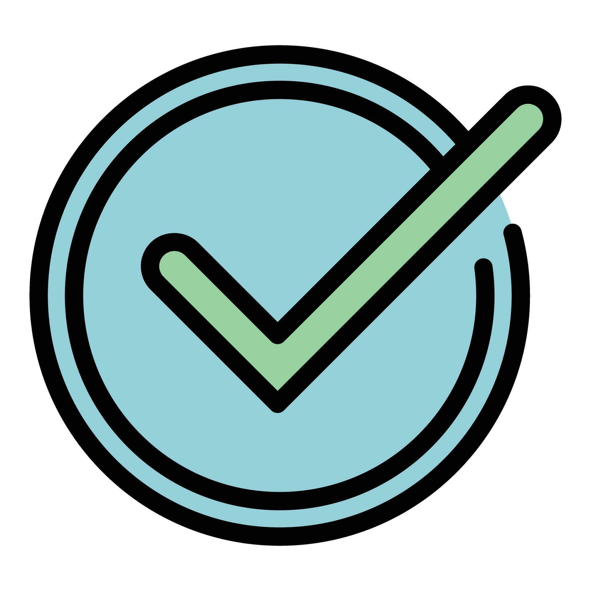 Voting tick icon vector flat 26607833 Vector Art at Vecteezy