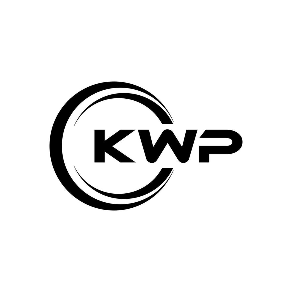 KWP Logo Design, Inspiration for a Unique Identity. Modern Elegance and Creative Design ...