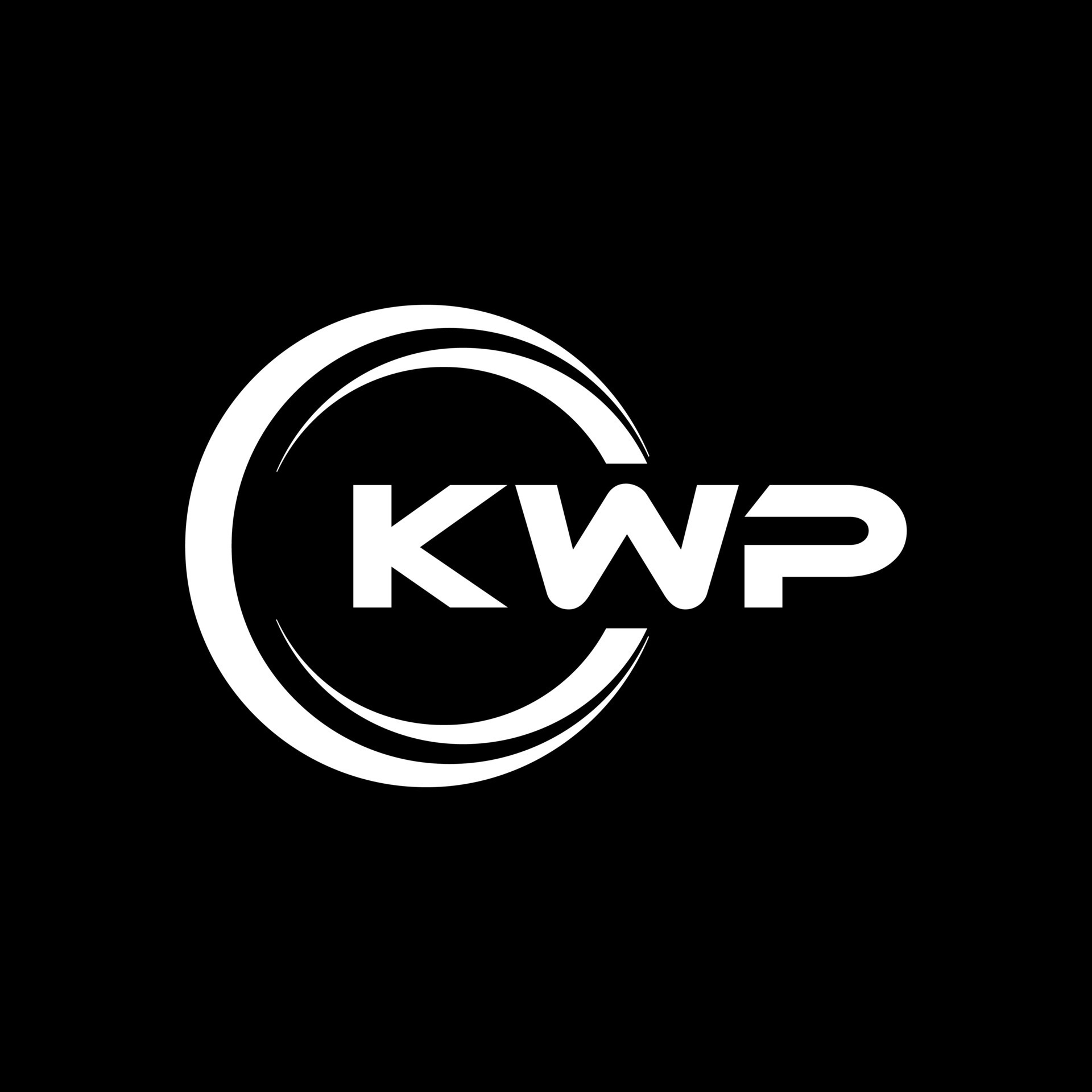 kwp logo diseño, inspiración para un único identidad. moderno elegancia y creativo diseño ...