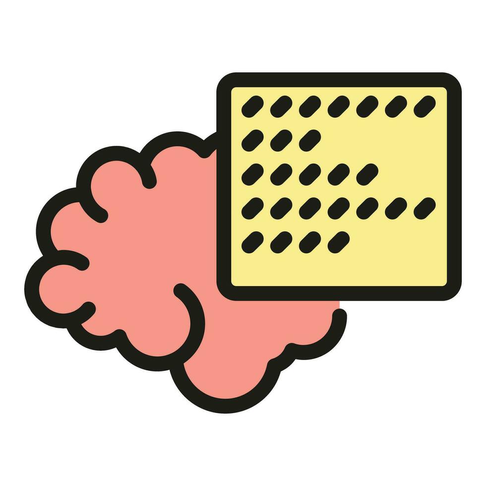 Brain coding icon vector flat 26608688 Vector Art at Vecteezy