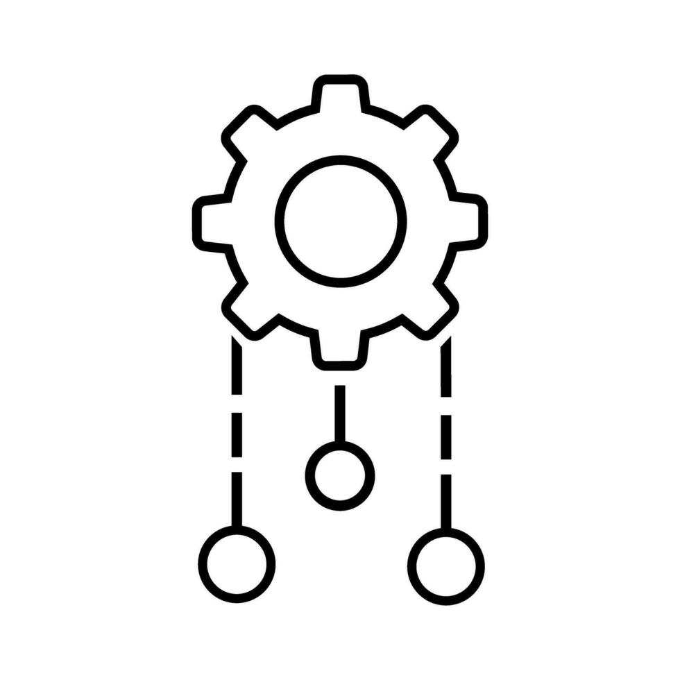 Cloud API vector icon. software integration illustration sign ...