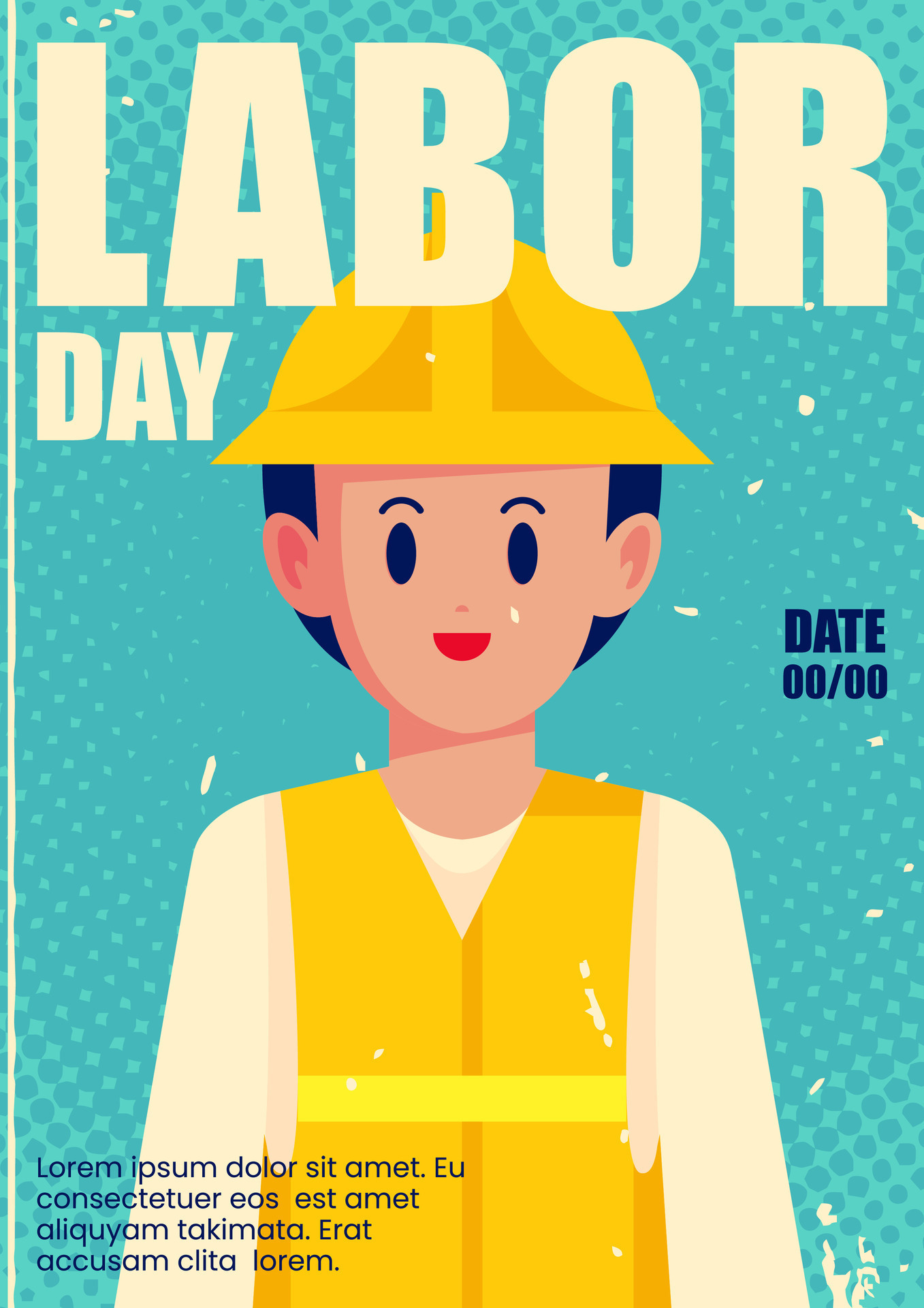 labor día póster antecedentes azul vector ilustración dibujos animados ... labor día póster antecedentes azul vector ilustración dibujos animados ...