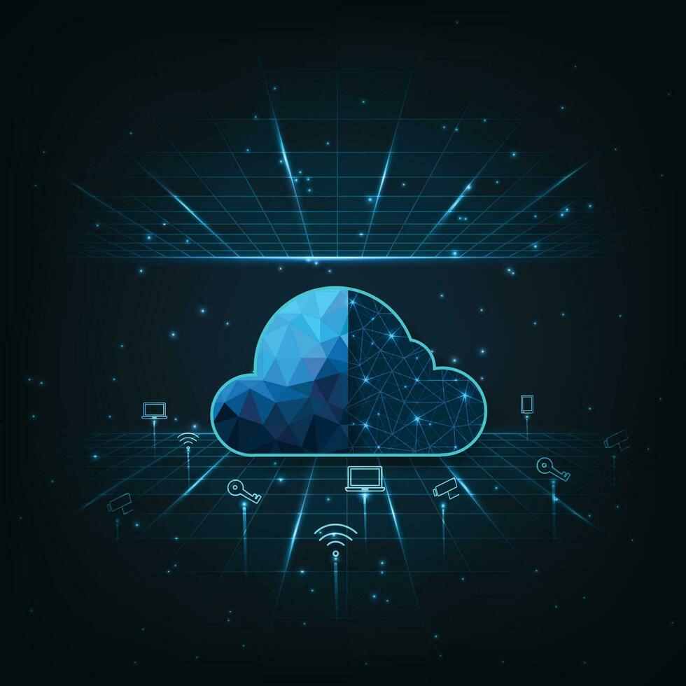 Cloud computing . 26609846 Vector Art at Vecteezy