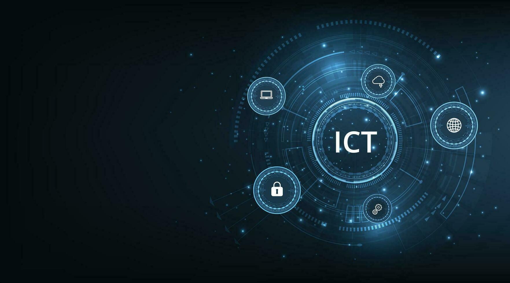 Information and communication technology ICT concept. 26610013 Vector ... Information and communication technology ICT concept. 26610013 Vector ...