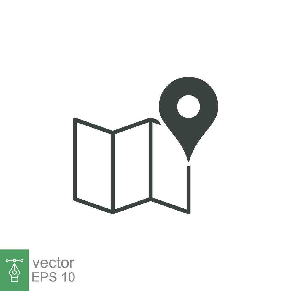 Map icon. Simple outline style. Road, place, journey, pin, landmark ... Map icon. Simple outline style. Road, place, journey, pin, landmark ...