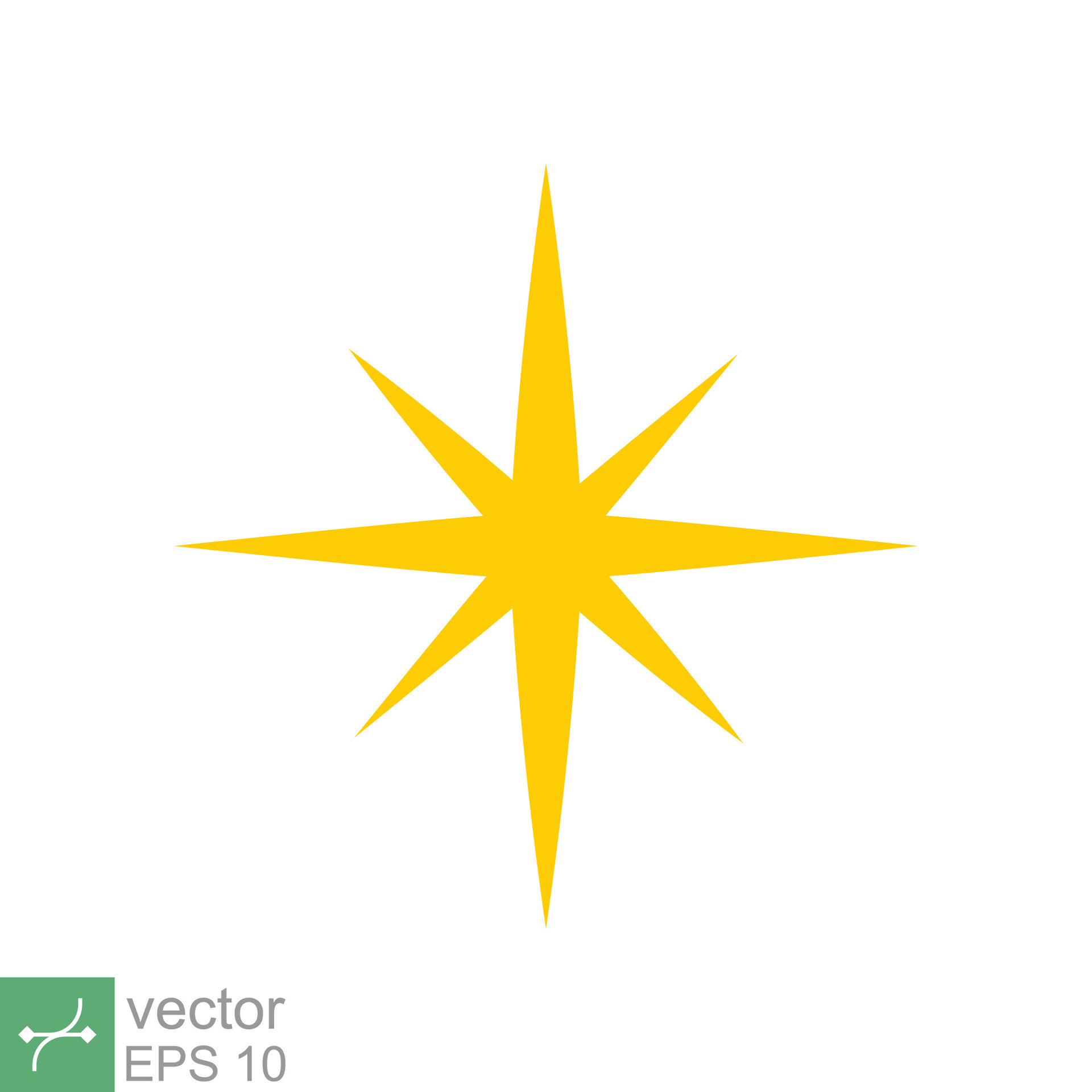 Star sparkle vector icon. Simple flat style. Yellow, gold, twinkle ... Star sparkle vector icon. Simple flat style. Yellow, gold, twinkle ...