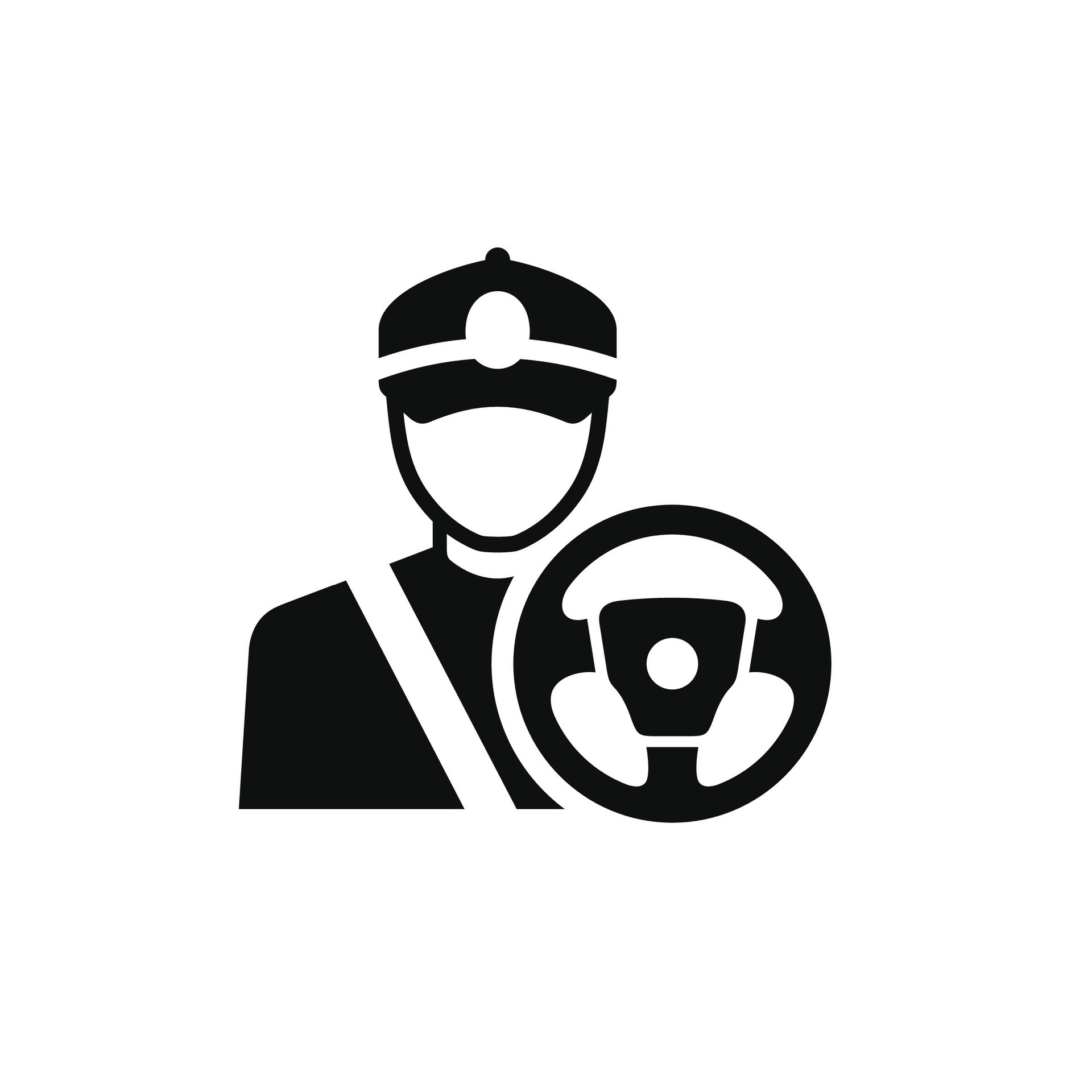 Driver icon isolated on white background 26615573 Vector Art at Vecteezy