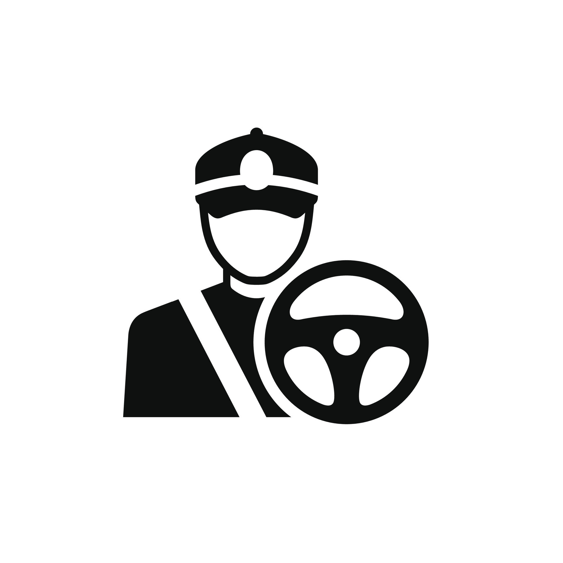 Driver icon isolated on white background 26615588 Vector Art at Vecteezy