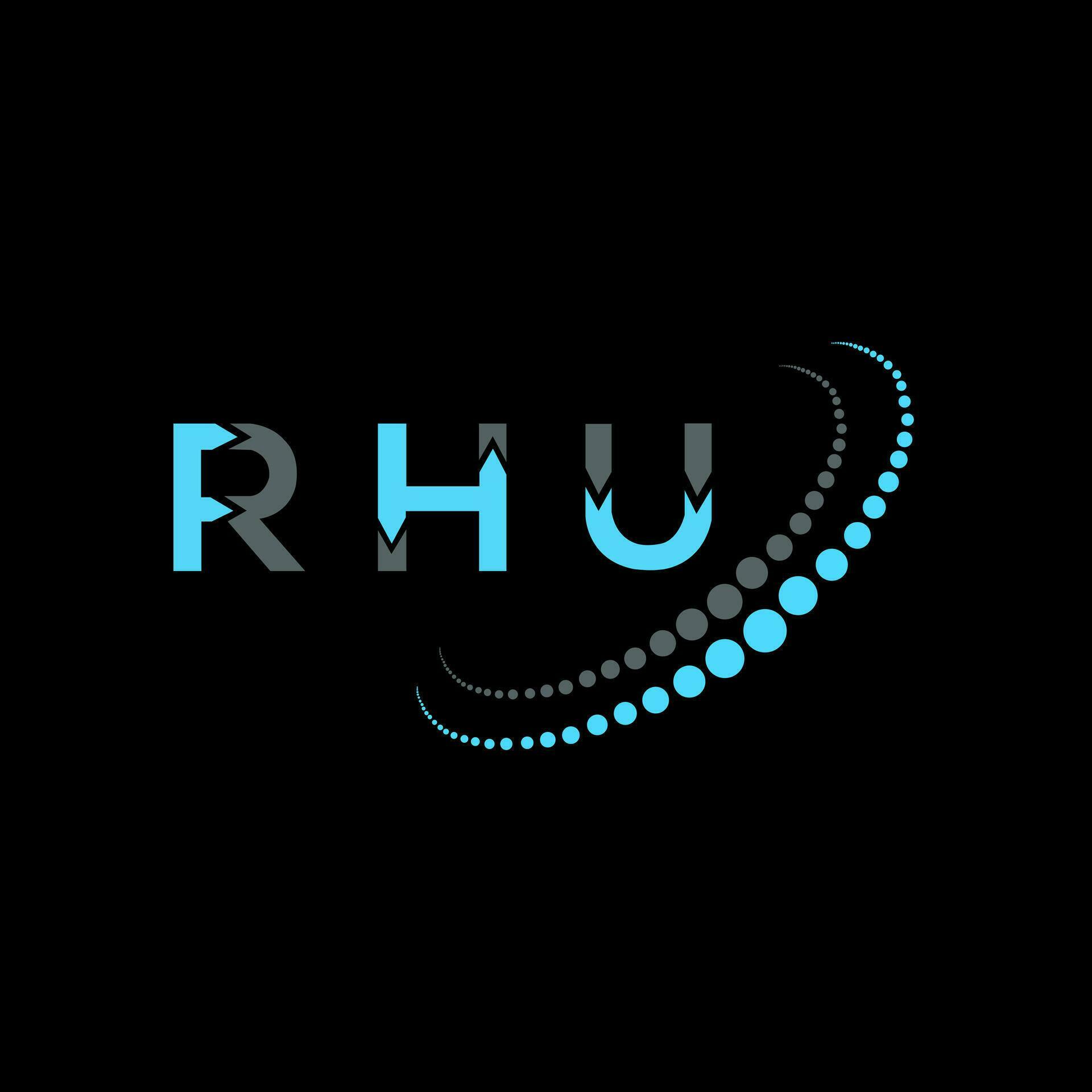 RHU letter logo creative design. RHU unique design. 26615808 Vector Art at Vecteezy