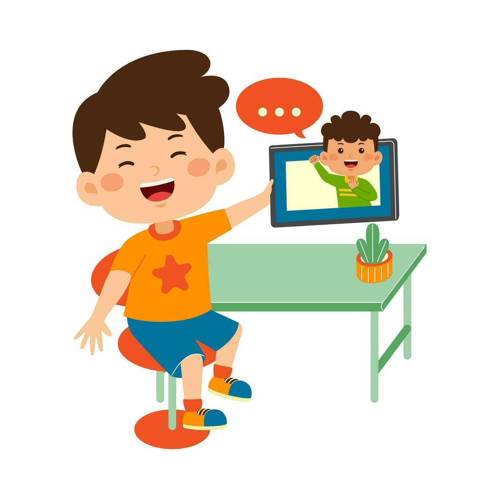 cute little kid use tablet vector illustration 26617427 Vector Art at ... cute little kid use tablet vector illustration 26617427 Vector Art at ...