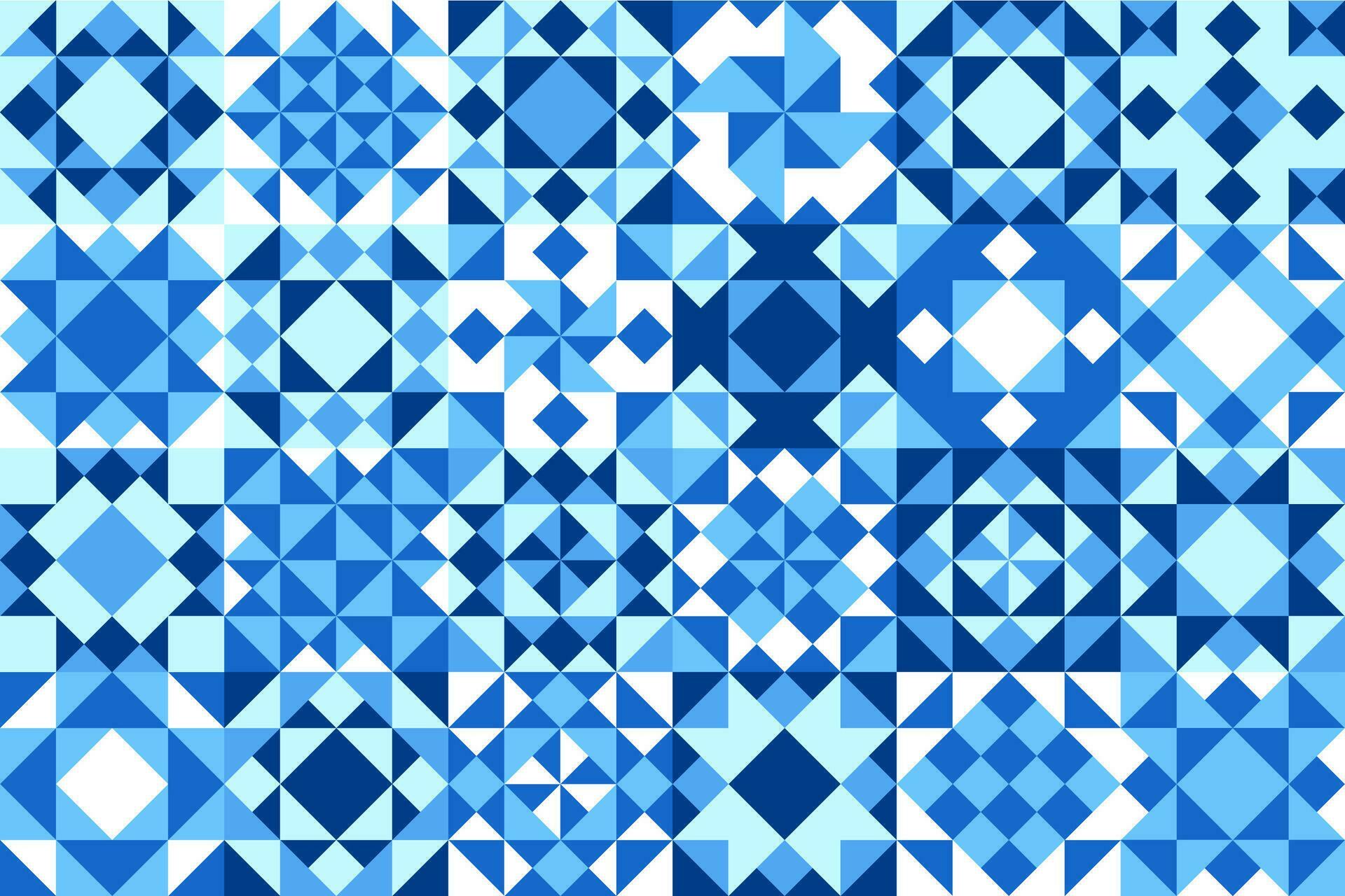 Blue ceramic tile pattern, mosaic floor background 26618468 Vector Art ...