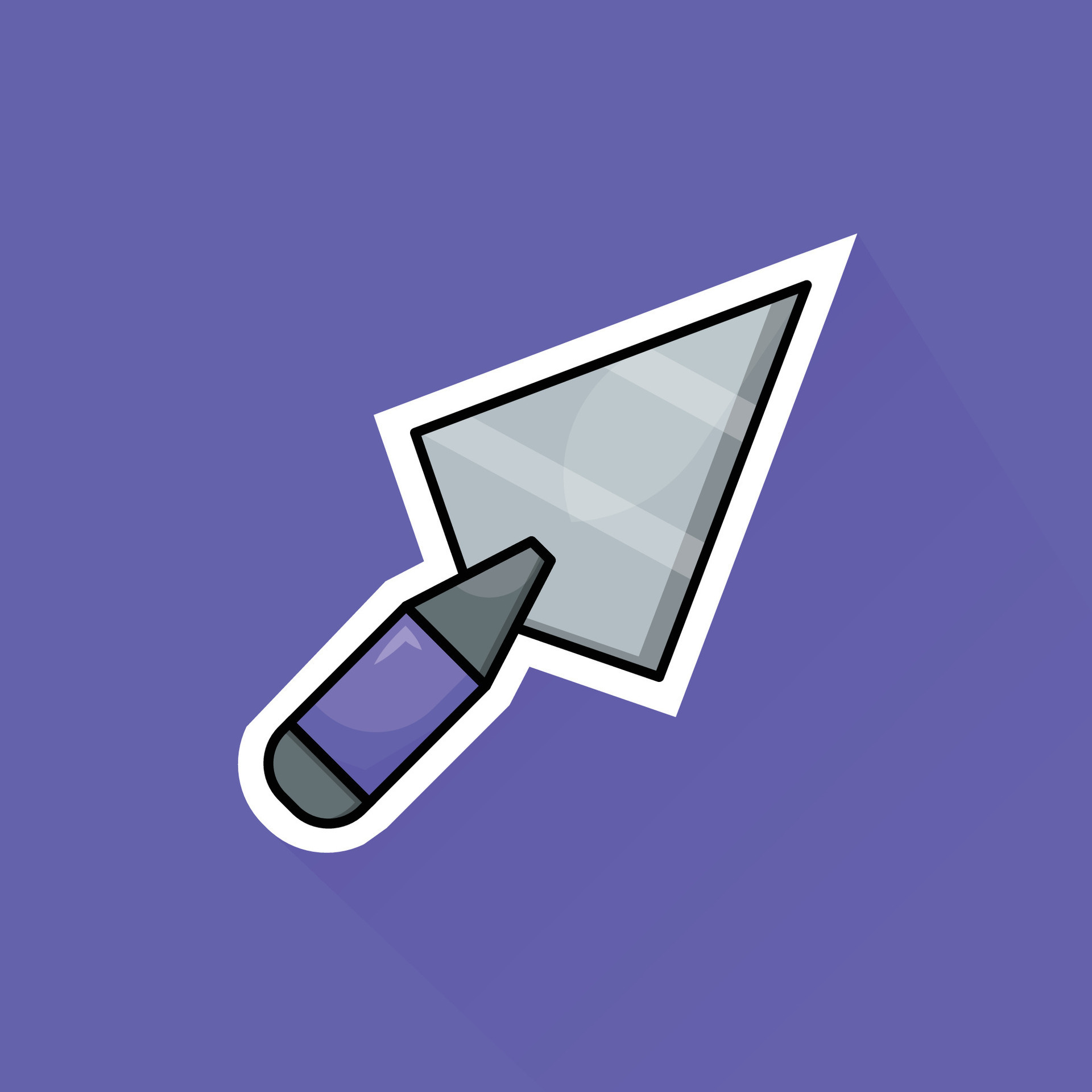 Illustration Vector of Purple Cement Spoon in Flat Design 26618878 ... Illustration Vector of Purple Cement Spoon in Flat Design 26618878 ...