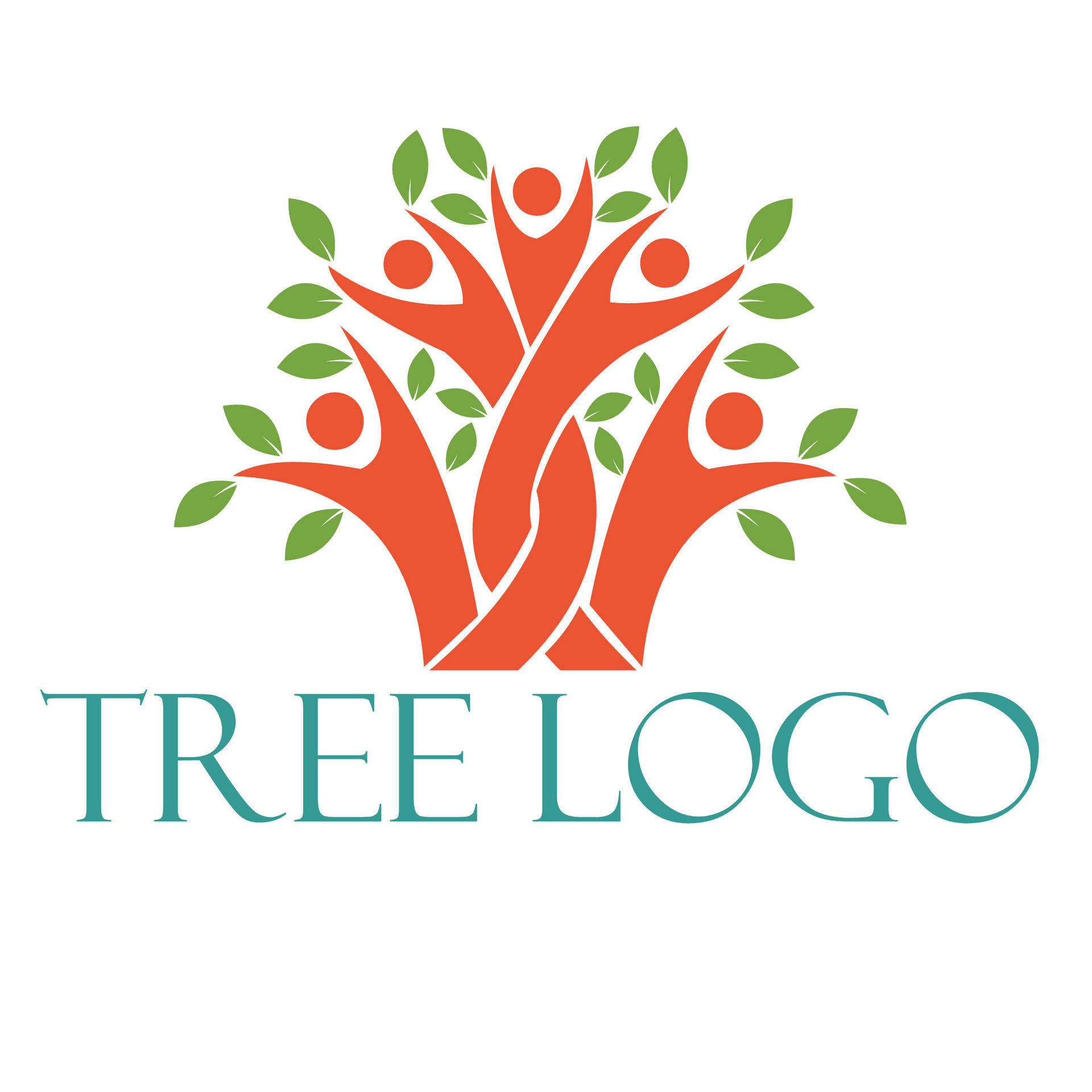 tree connect logo 26618954 Vector Art at Vecteezy