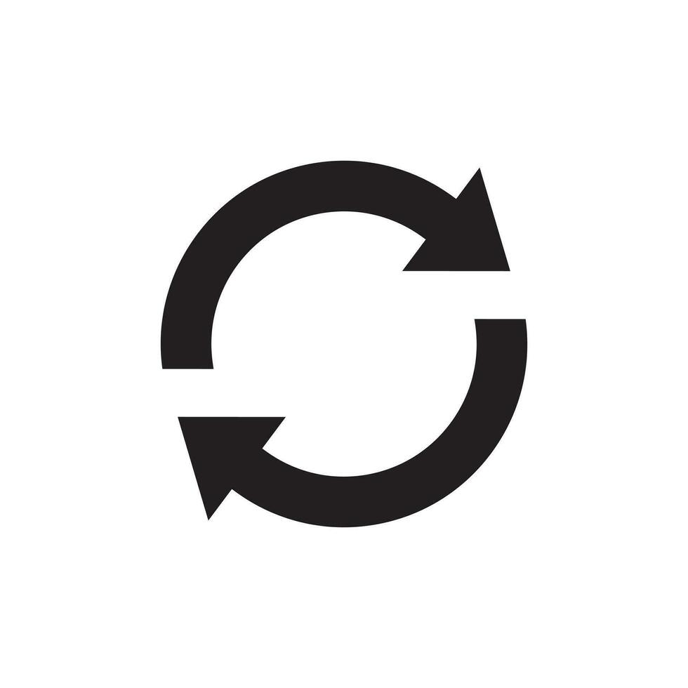 Arrow refresh, reload, sync icon vector in flat style 26619152 Vector ... Arrow refresh, reload, sync icon vector in flat style 26619152 Vector ...
