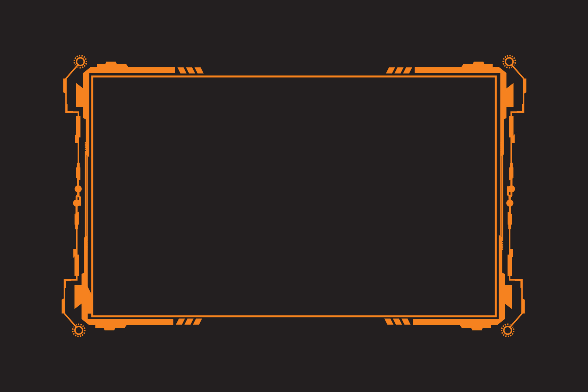 digital interface HUD elements set pack. User Interface, frame screens. Callouts titles, FUI ...