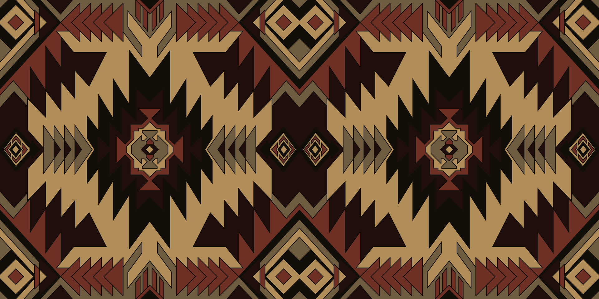 Native American Print Wallpaper