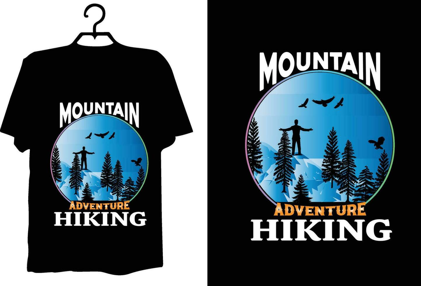 Hiking T Shirt Design 26624255 Vector Art At Vecteezy