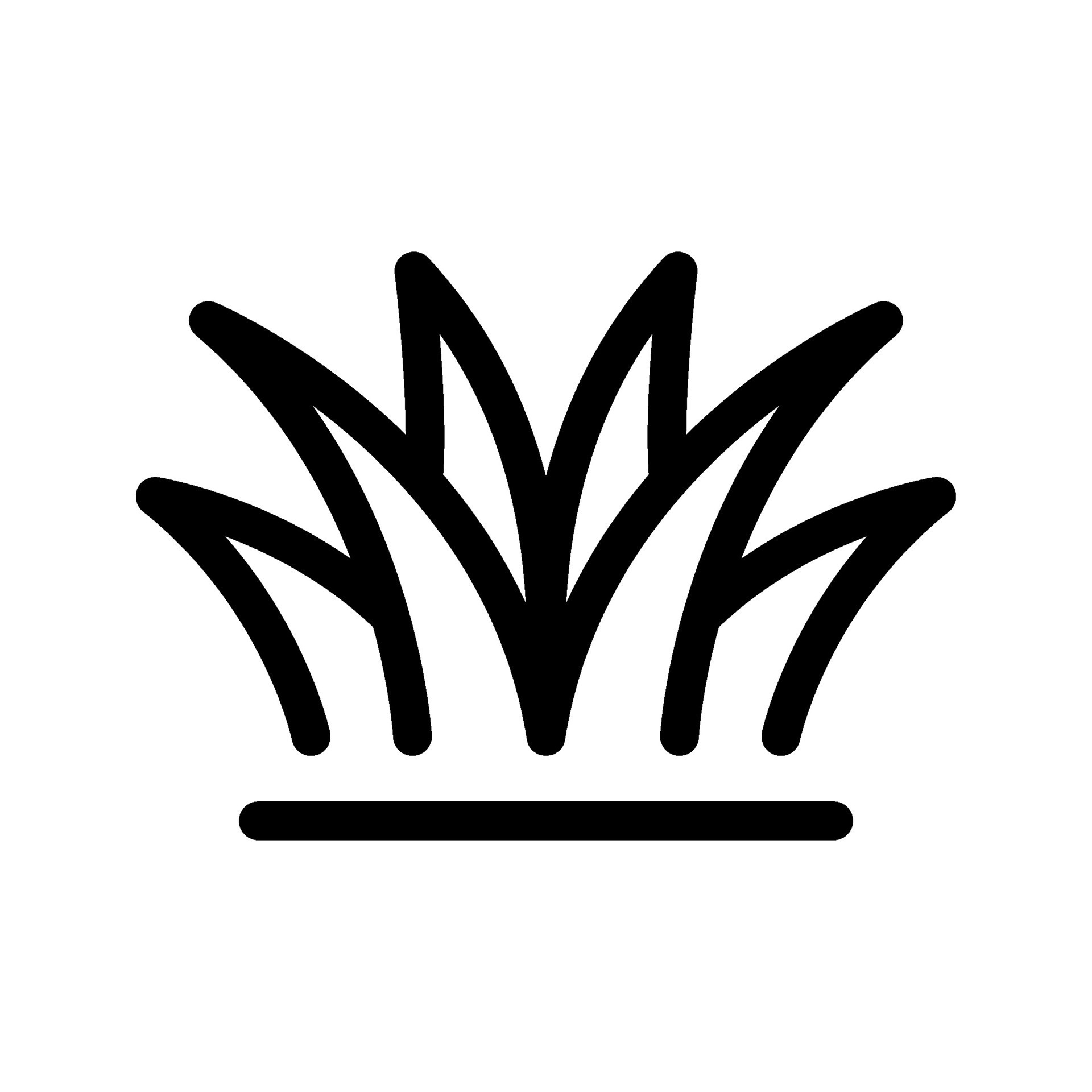 Grass Icon Vector Symbol Design Illustration 26626019 Vector Art at ...