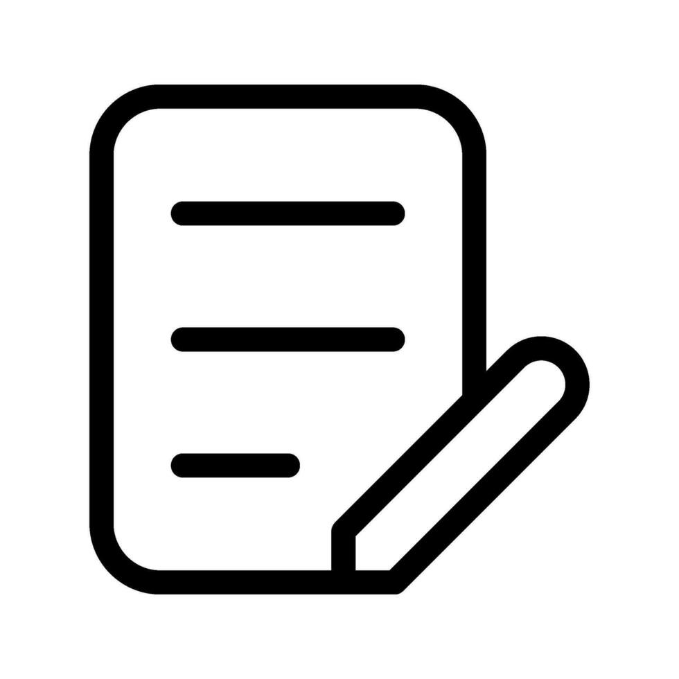 Edit File Icon Vector Symbol Design Illustration 26627003 Vector Art at ...