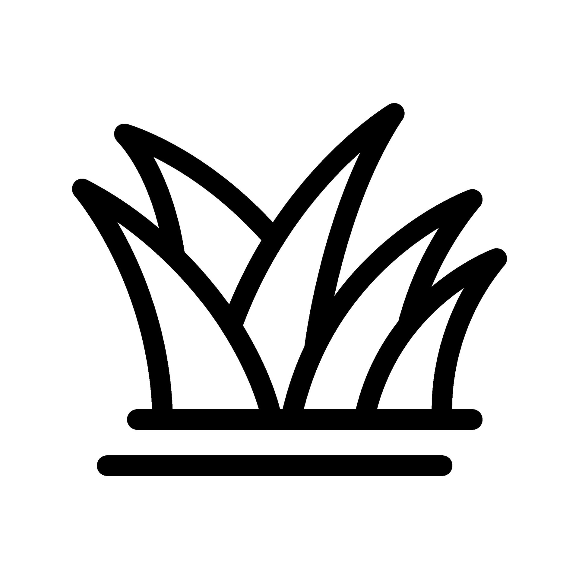 Grass Icon Vector Symbol Design Illustration 26627339 Vector Art at ...