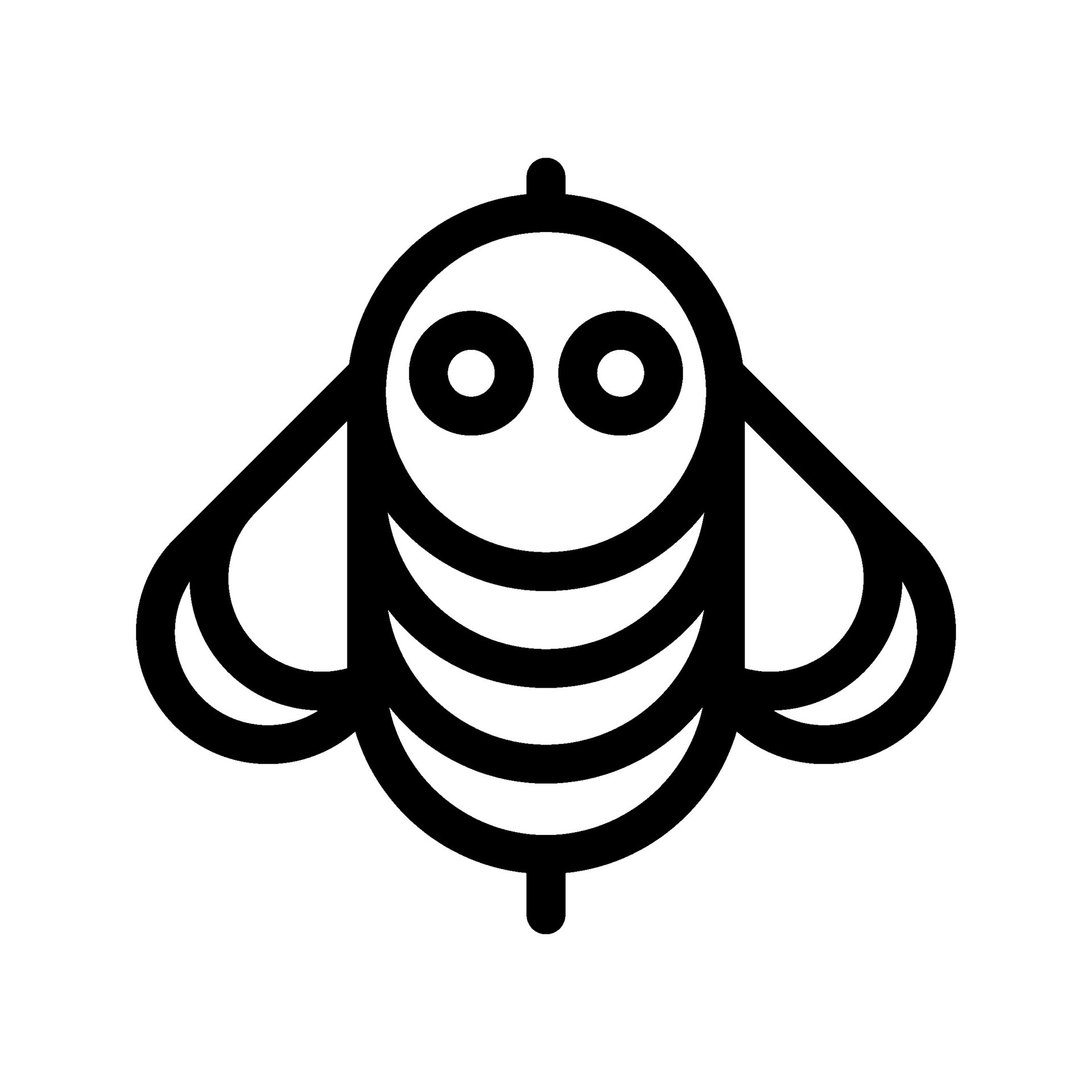 Bee Icon Vector Symbol Design Illustration 26629219 Vector Art at Vecteezy