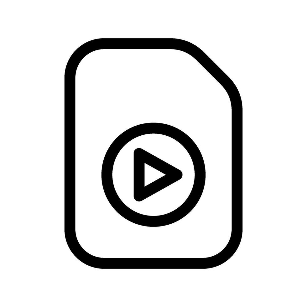 Video File Icon Vector Symbol Design Illustration 26630539 Vector Art ...