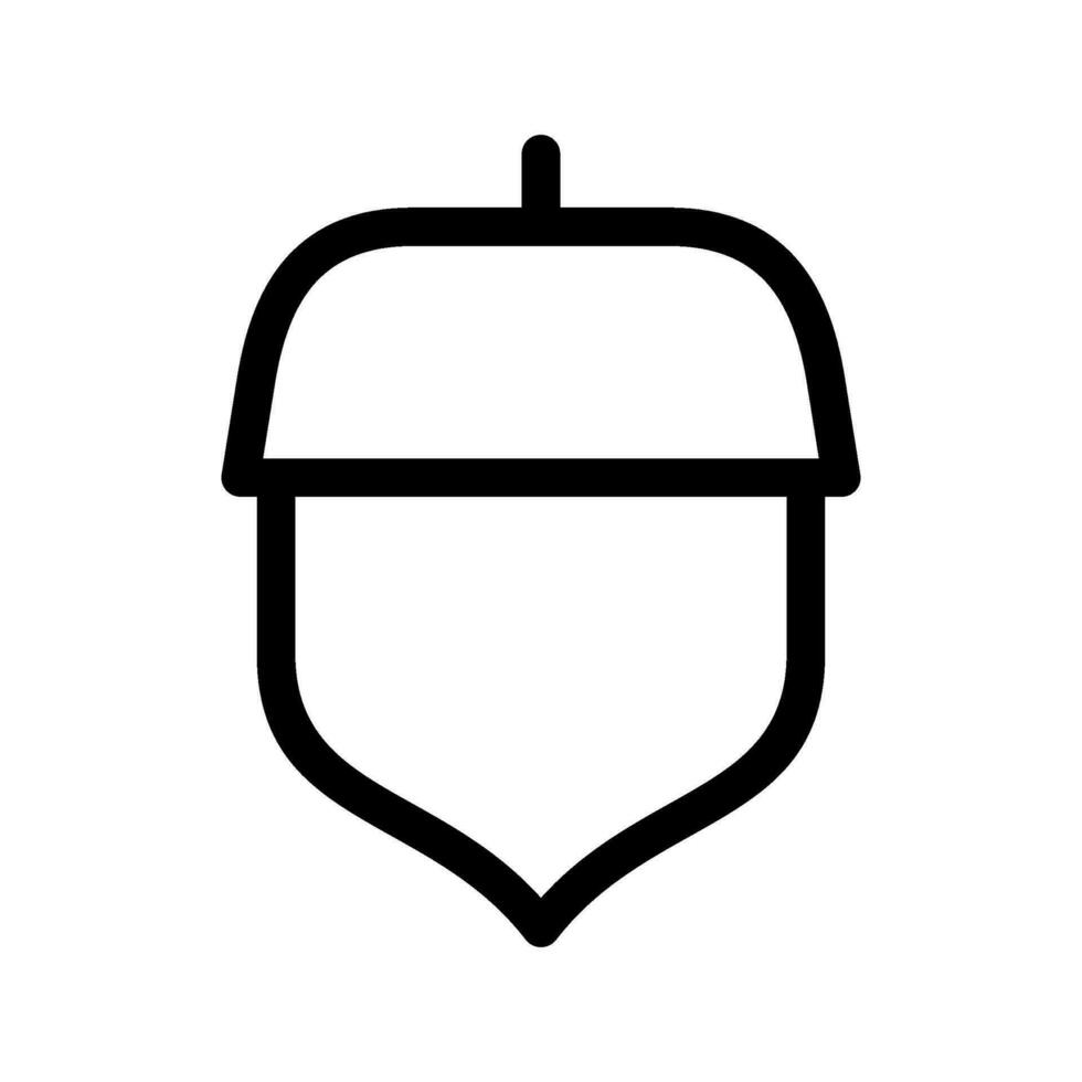 Acorn Icon Vector Symbol Design Illustration 26632286 Vector Art At