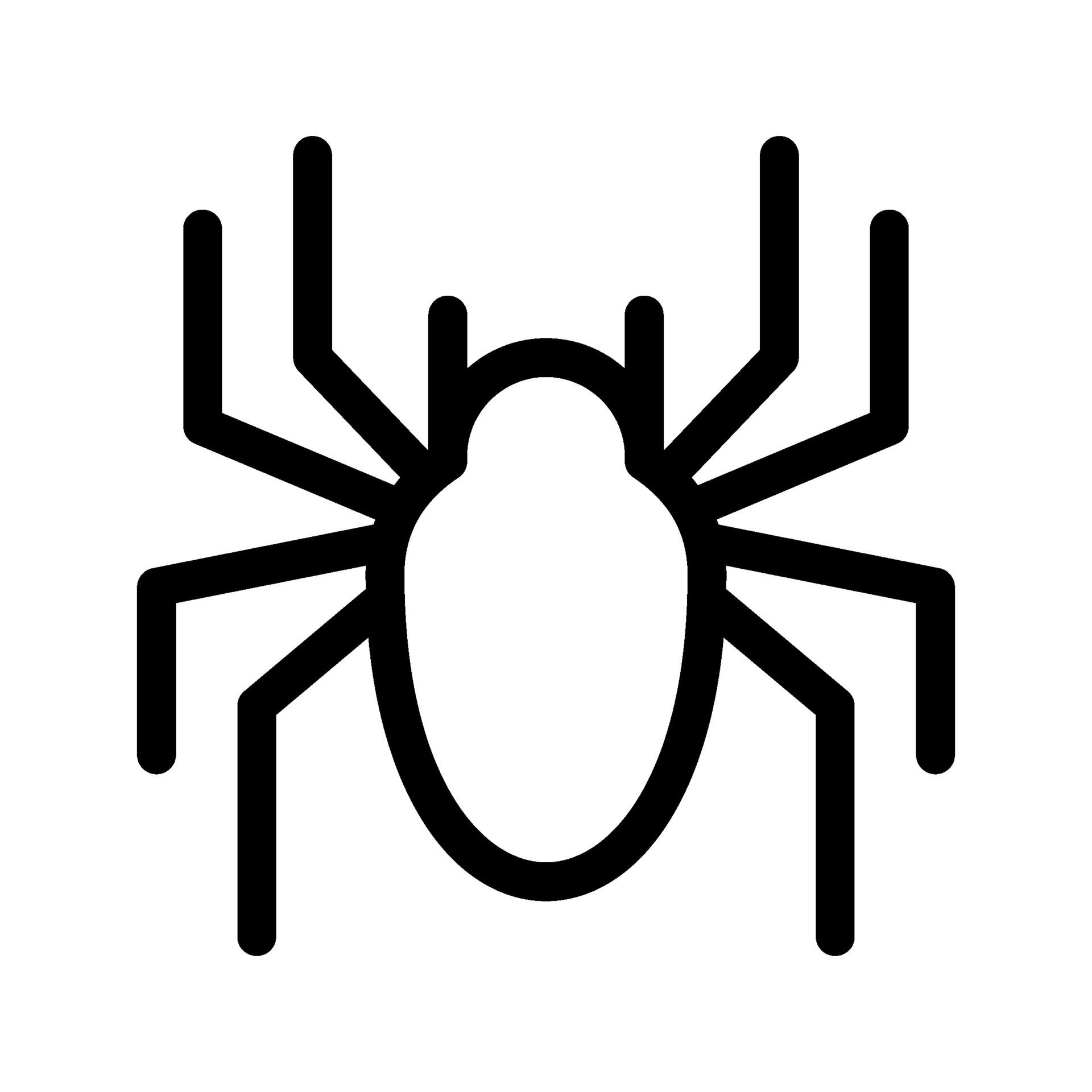 Spider Icon Vector Symbol Design Illustration 26632596 Vector Art at ...