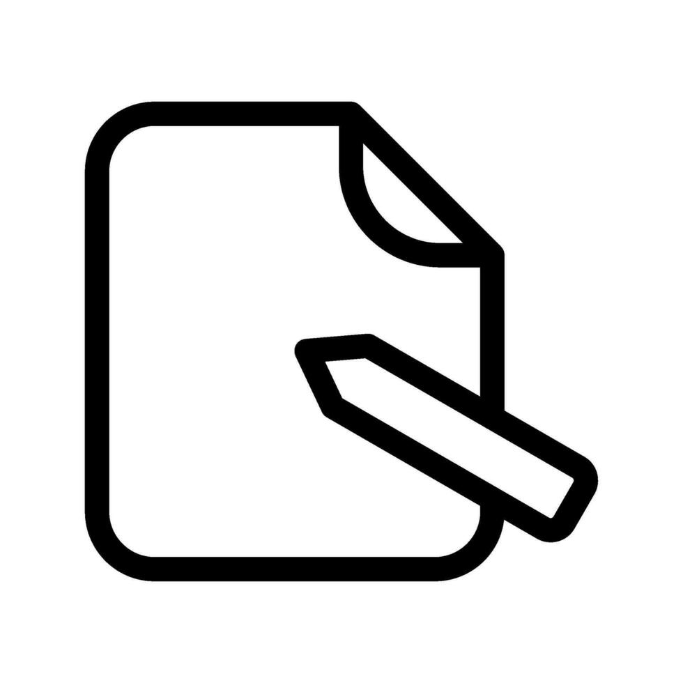 Edit File Icon Vector Symbol Design Illustration 26632707 Vector Art at ...