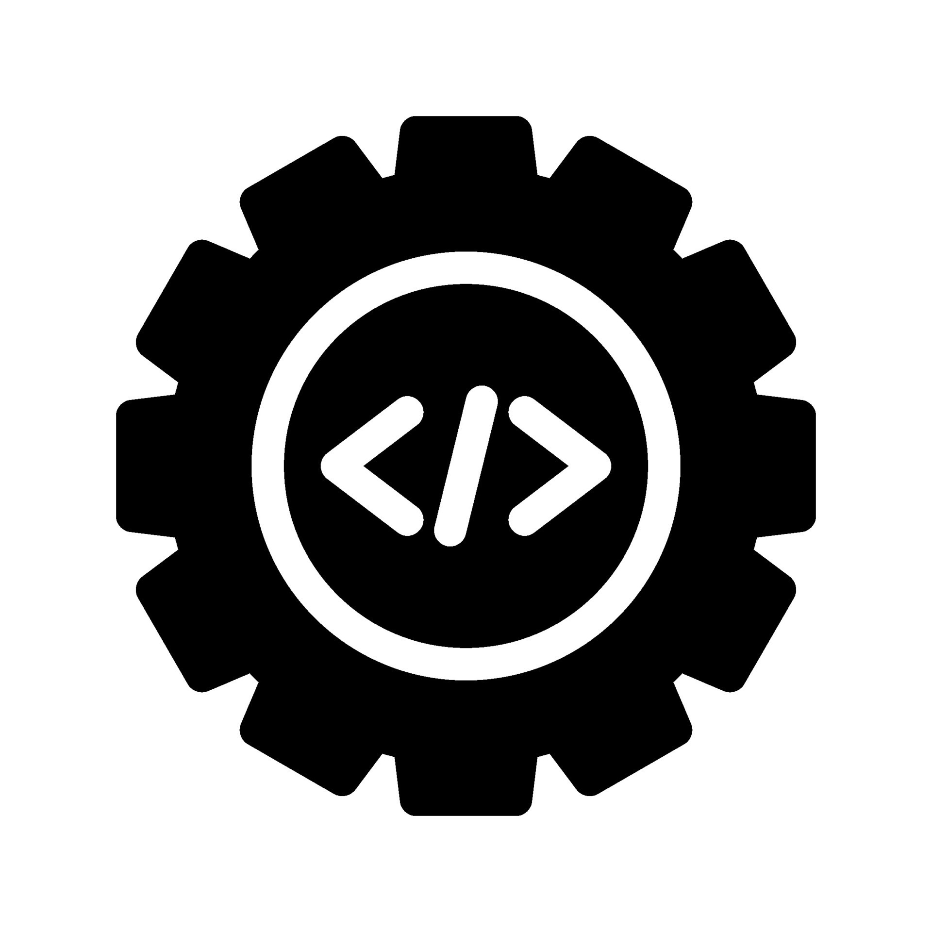 Code Processing Icon Vector Symbol Design Illustration 26632754 Vector ...