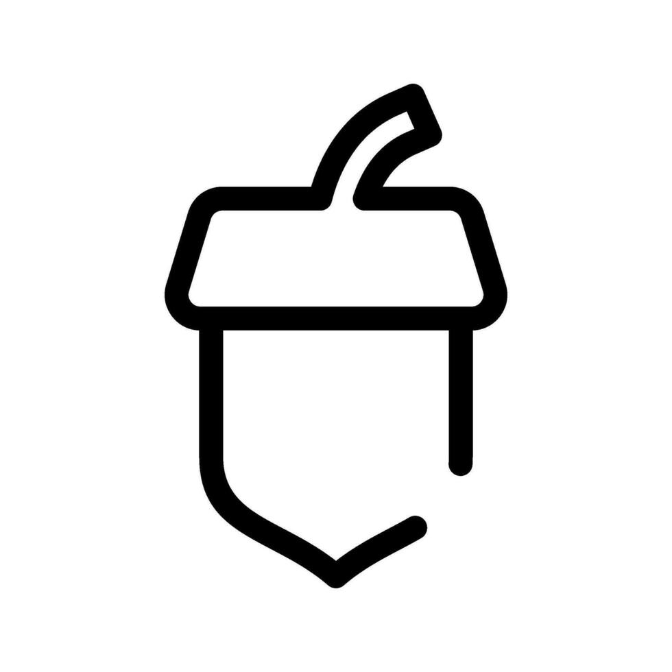 Acorn Icon Vector Symbol Design Illustration 26633364 Vector Art At