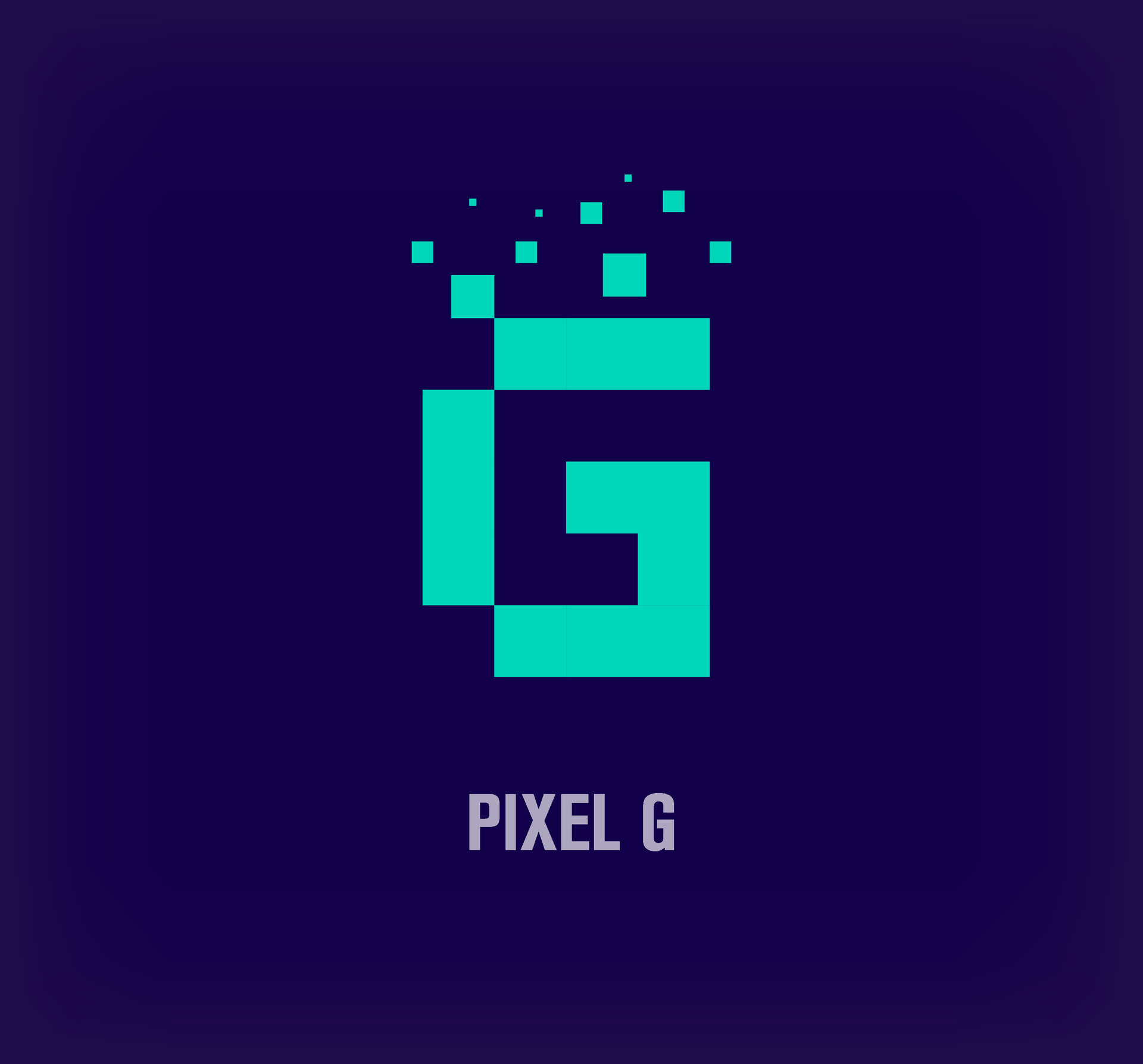 Creative pixel letter G logo. Unique digital pixel art and pixel explosion template. vector ...