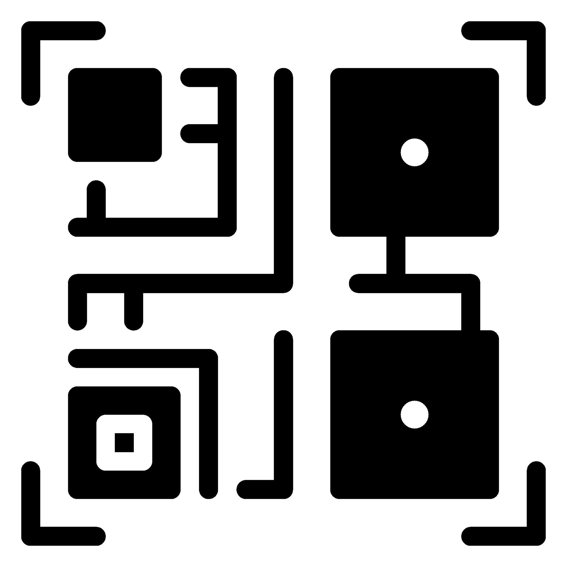 qr code glyph icon 26636269 Vector Art at Vecteezy