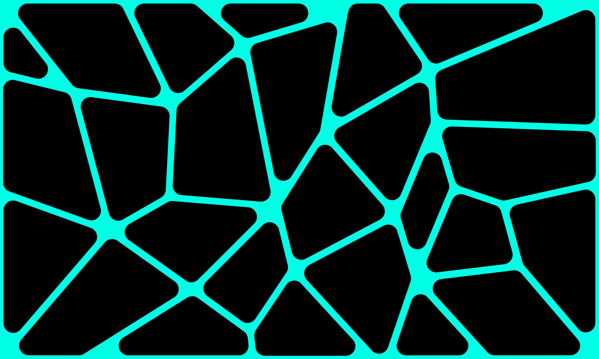Voronoigeometric Pattern Background Forming Stone Foundation Array