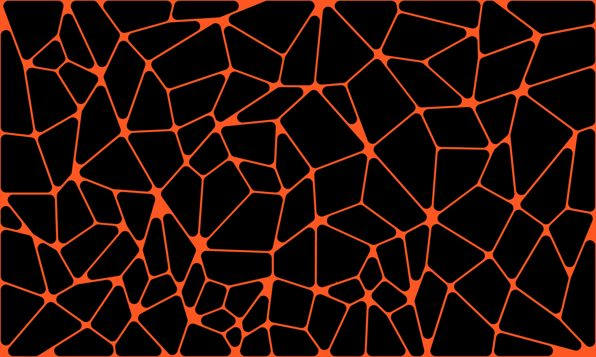 Voronoigeometric Pattern Background Forming Stone Foundation Array