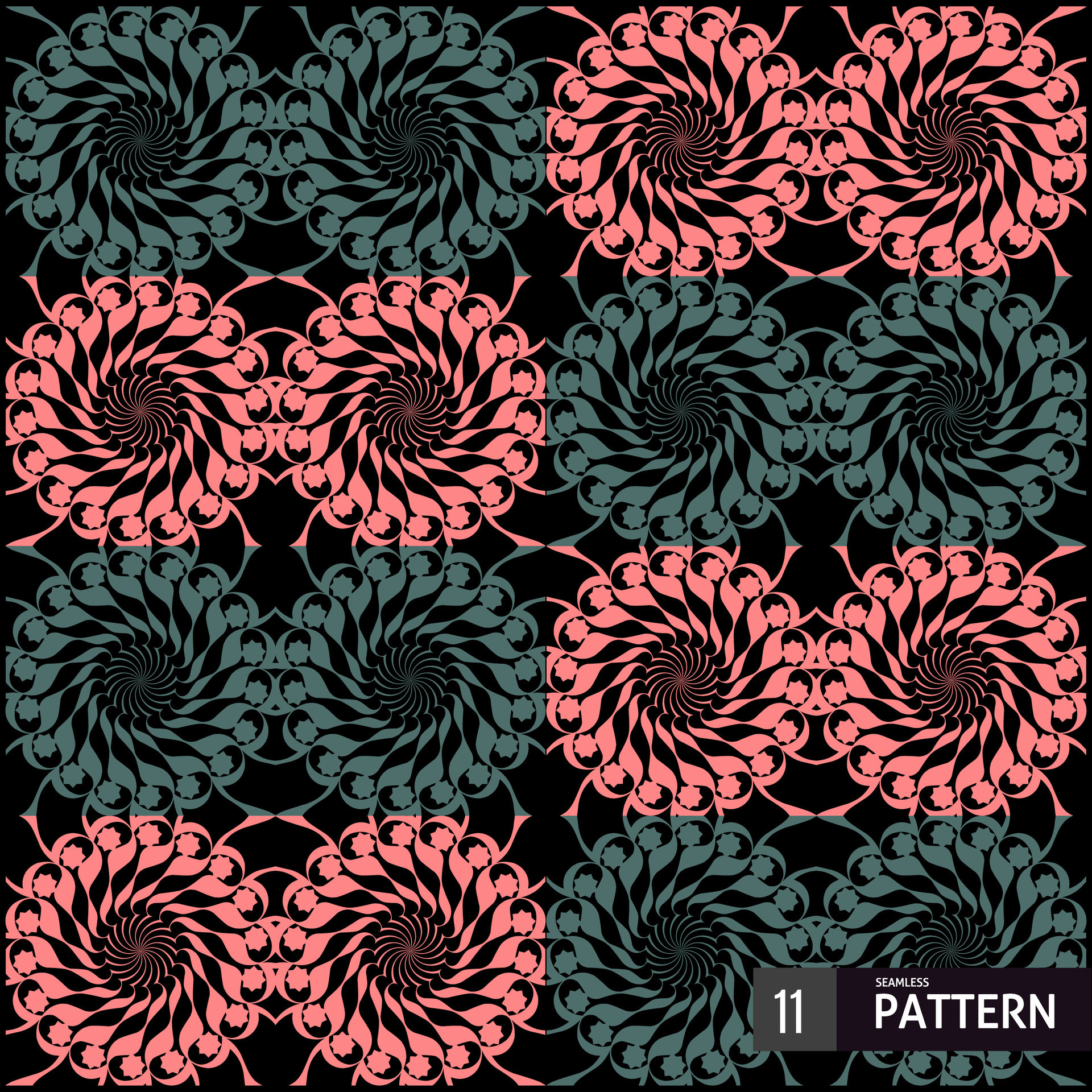 seamless pattern with spiral design vector 26639377 Vector Art at Vecteezy