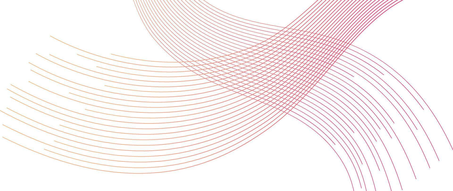 Abstract vibrant gradient line background vector. Futuristic style wall art with line distortion ...