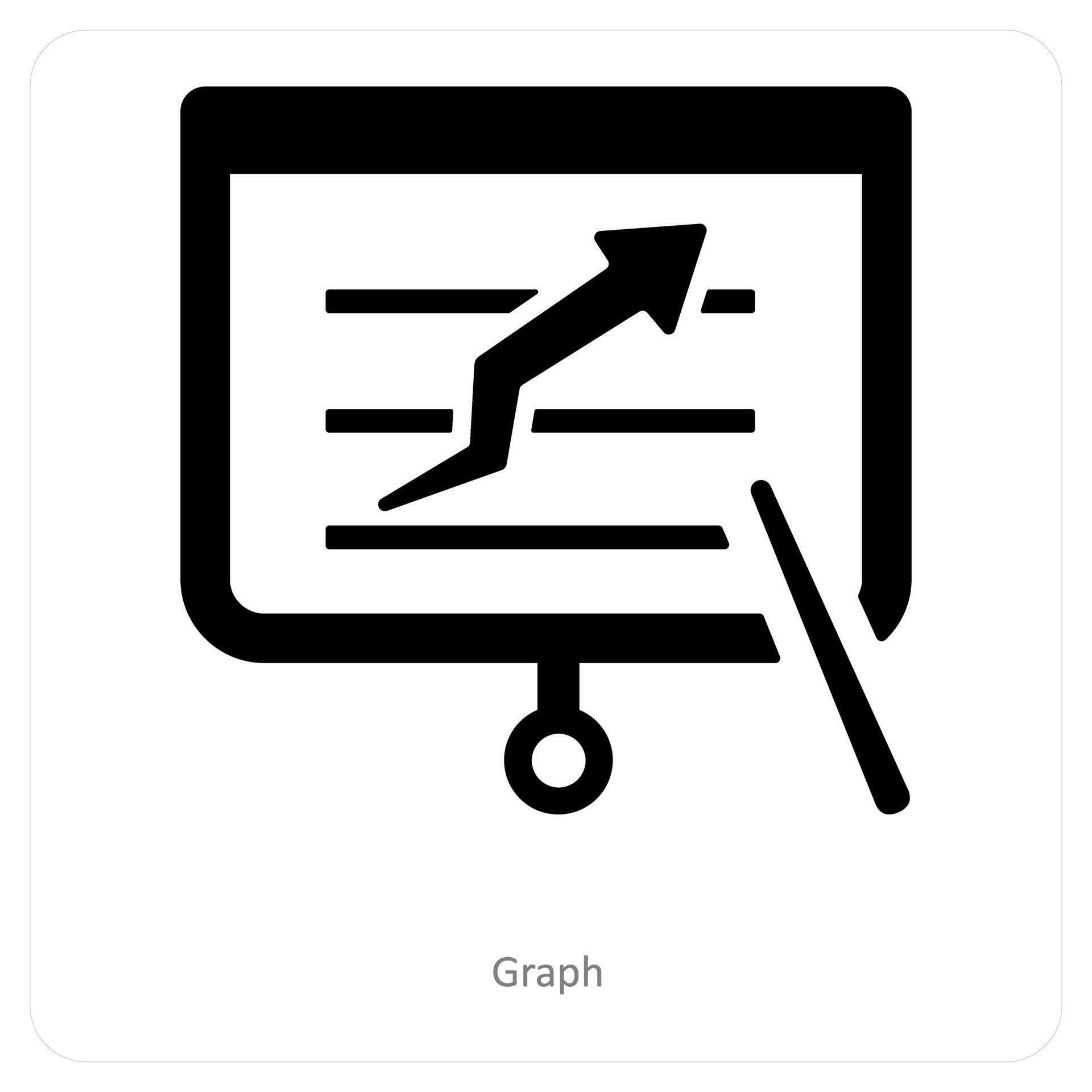Graph and diagram icon concept 26640624 Vector Art at Vecteezy