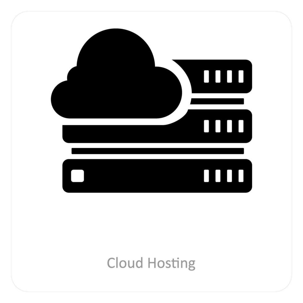 Cloud Hosting and computing icon concept 26641120 Vector Art at Vecteezy