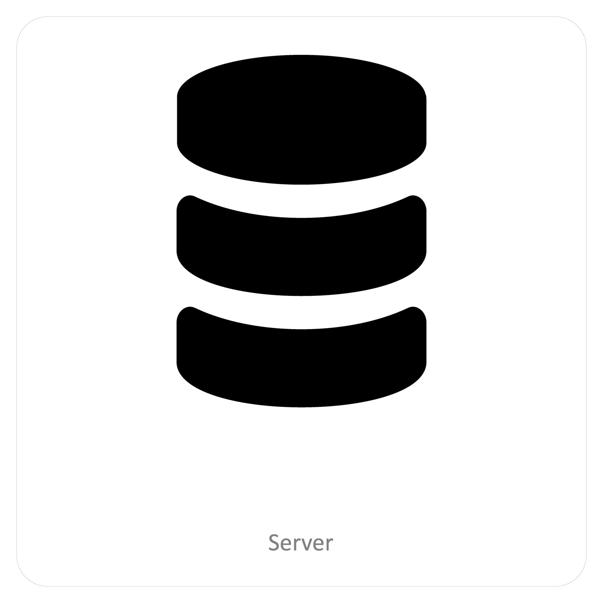 Server and database icon concept 26642186 Vector Art at Vecteezy