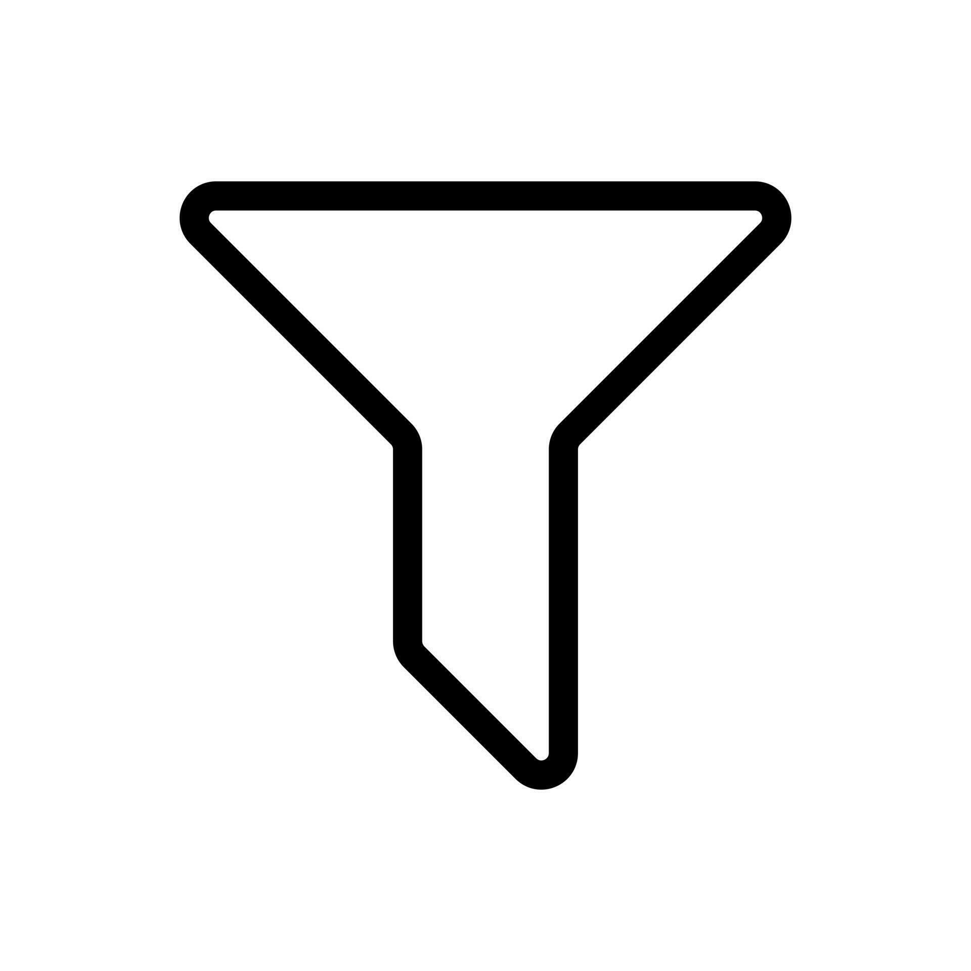 Funnel Filter Icon In Line Style Design Isolated On White Background Editable Stroke 26644823