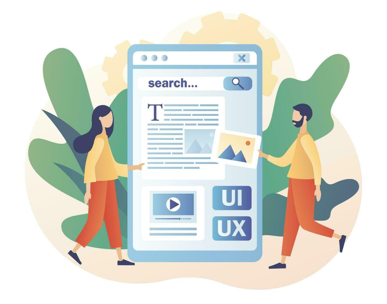 Web Ui Ux Design Mobile App Development Application Design Coding Web Building Concept