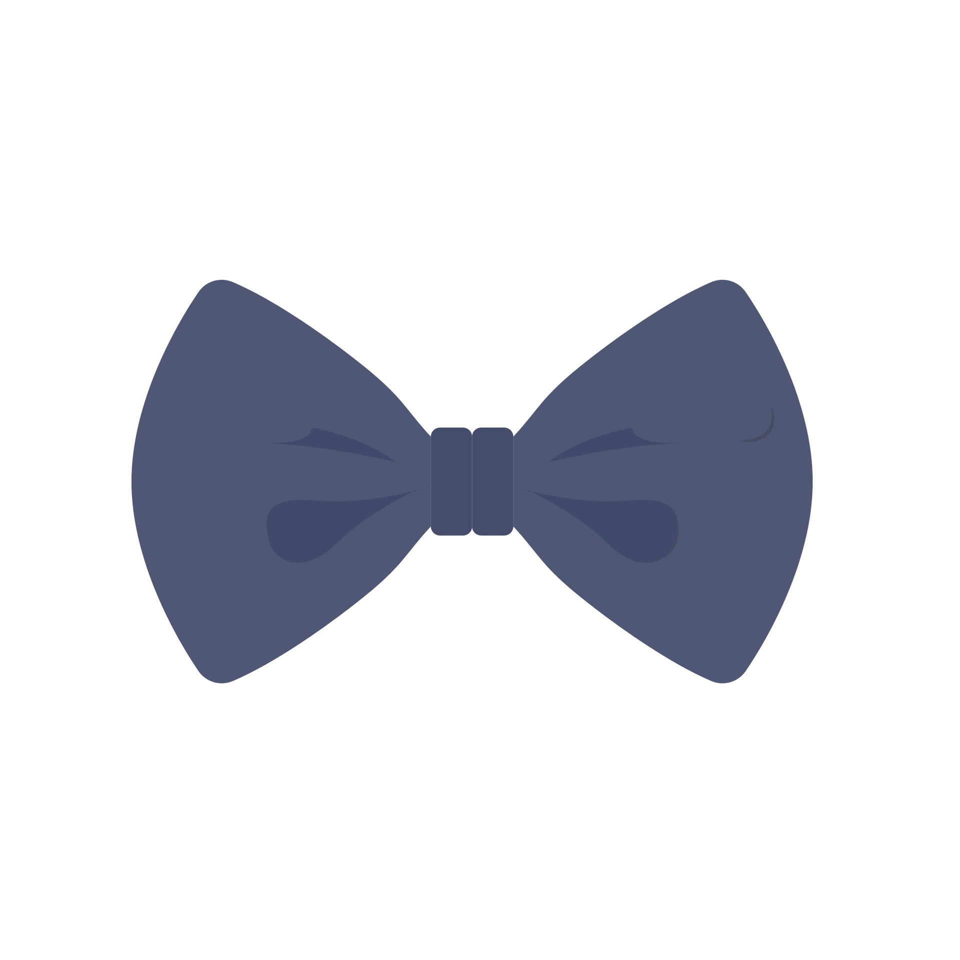 Bow Tie Flat Illustration. Clean Icon Design Element on Isolated White ...