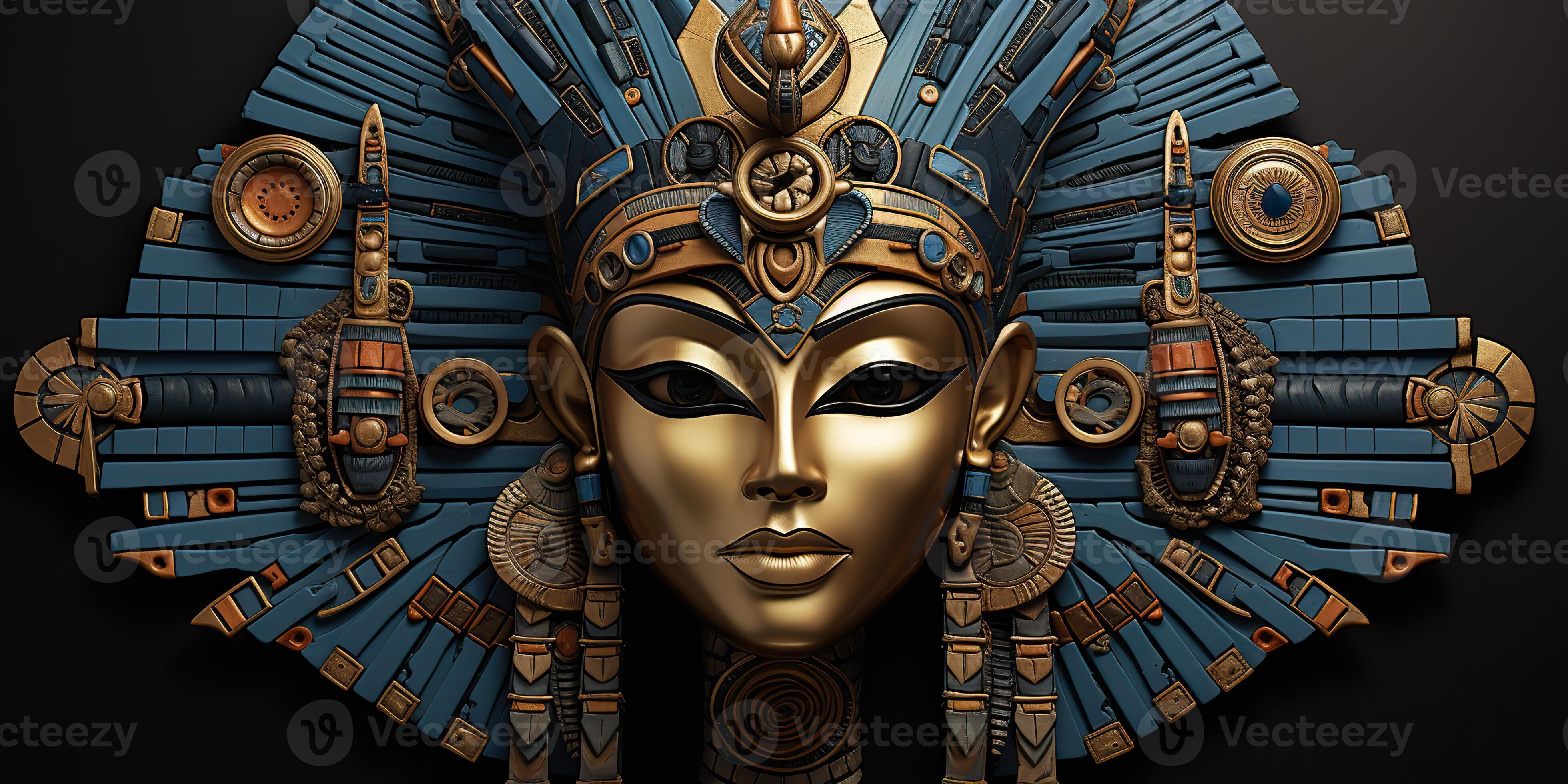 AI Generated. AI Generative. Egyptian sculpture history ancient pharaon ...