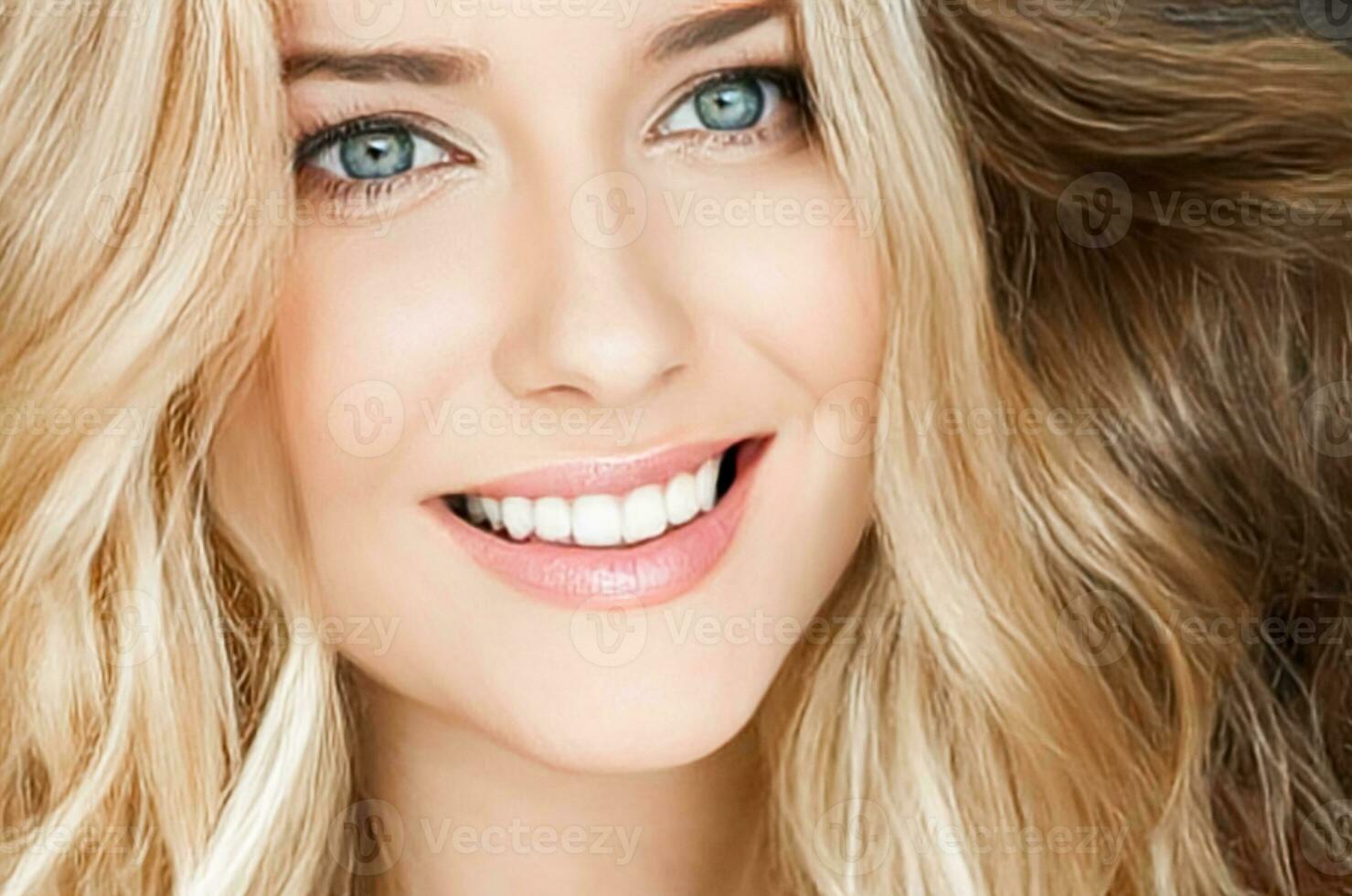 Beautiful blonde woman smiling, white teeth smile 26655626 Stock Photo ... Beautiful blonde woman smiling, white teeth smile 26655626 Stock Photo ...