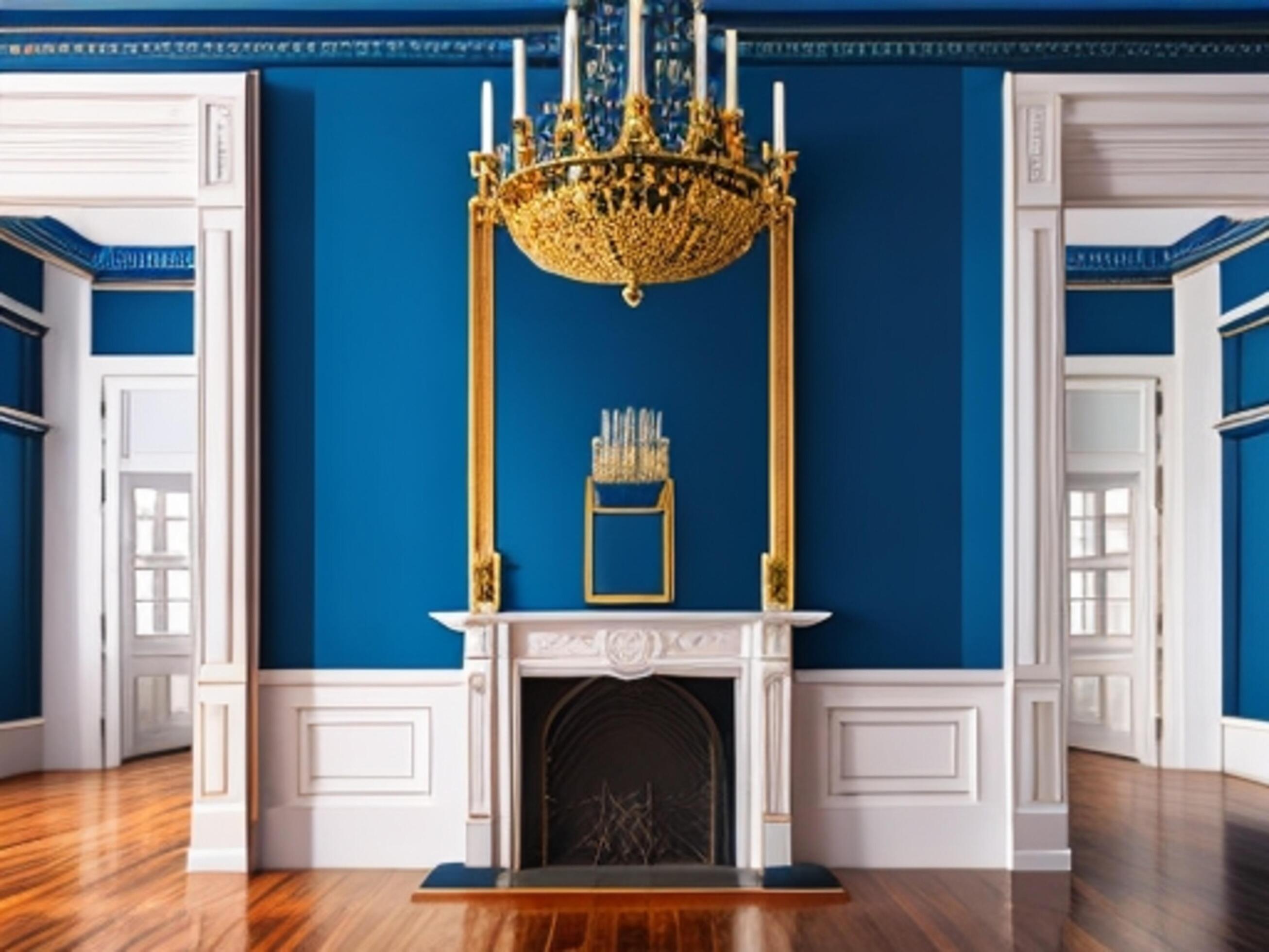 luxury background a wall empty room, home living. 26656238 Stock Photo ...